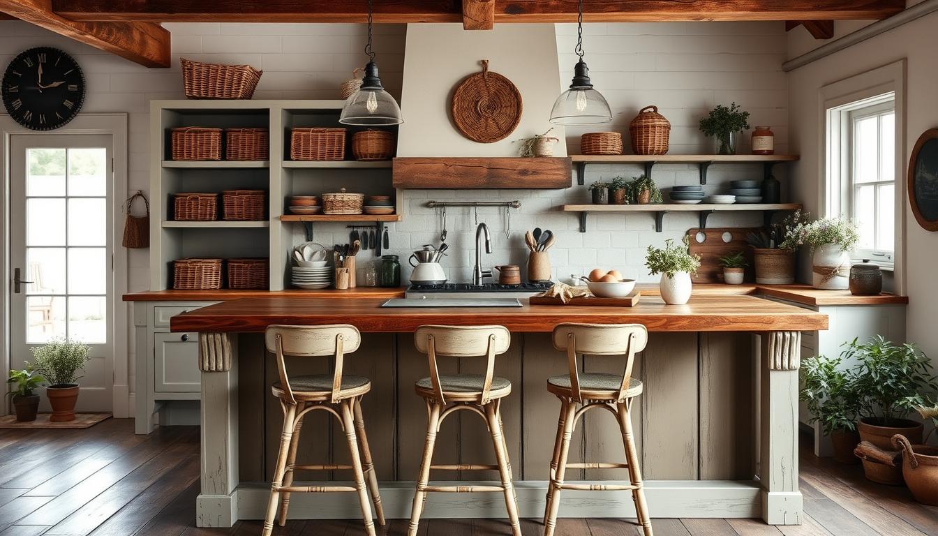 20 Rustic Farmhouse Kitchen Island Ideas That Will Wow – Inviting Nest