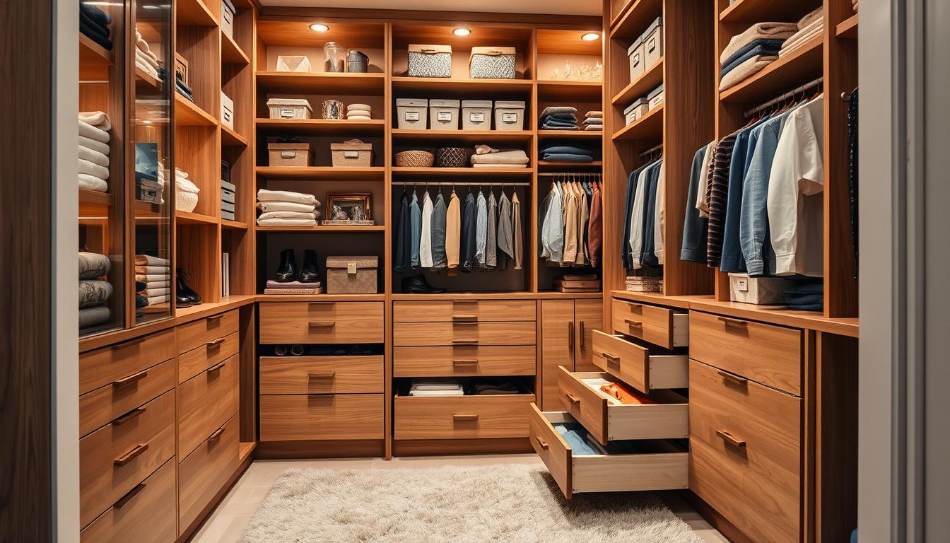 15 Gorgeous Walk-In Closet Ideas With Drawers and Shelves You’ll Love ...
