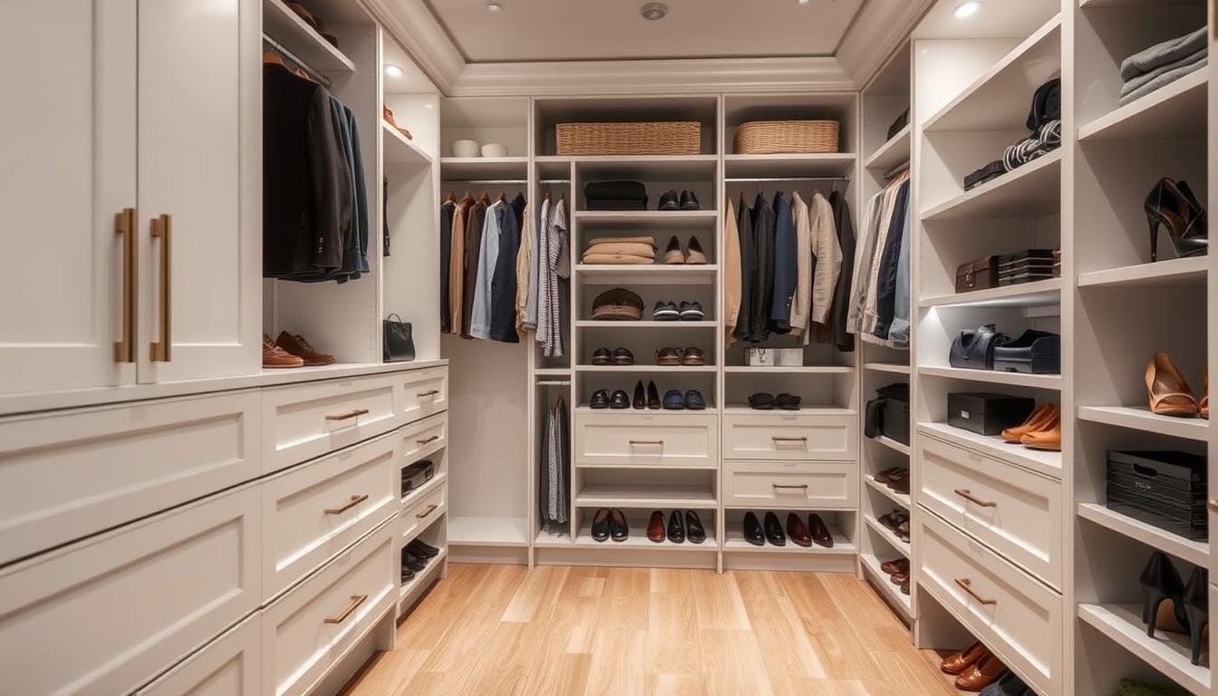 15 Gorgeous Walk-In Closet Ideas With Drawers and Shelves You’ll Love ...