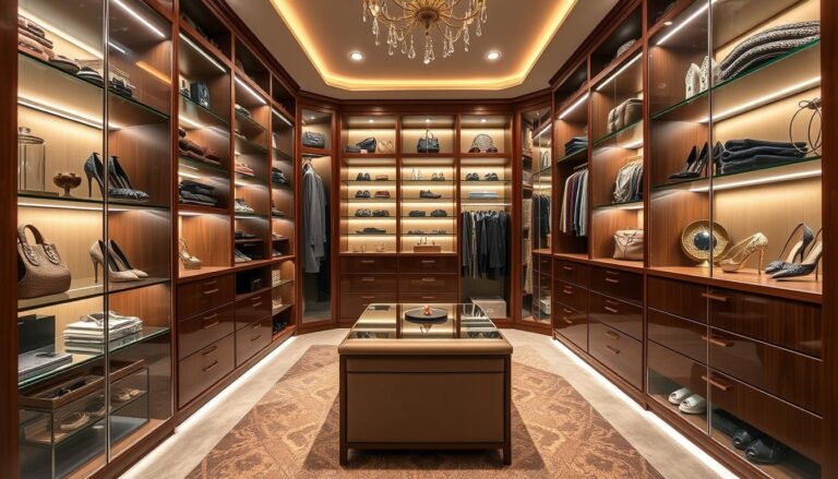 14 U-Shaped Walk-In Closet Designs You’ll Love With Shoe Storage ...
