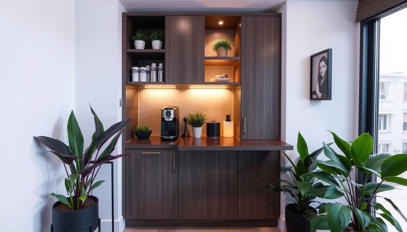 30 Space-Saving Coffee Bar Ideas You’ll Love – Inviting Nest