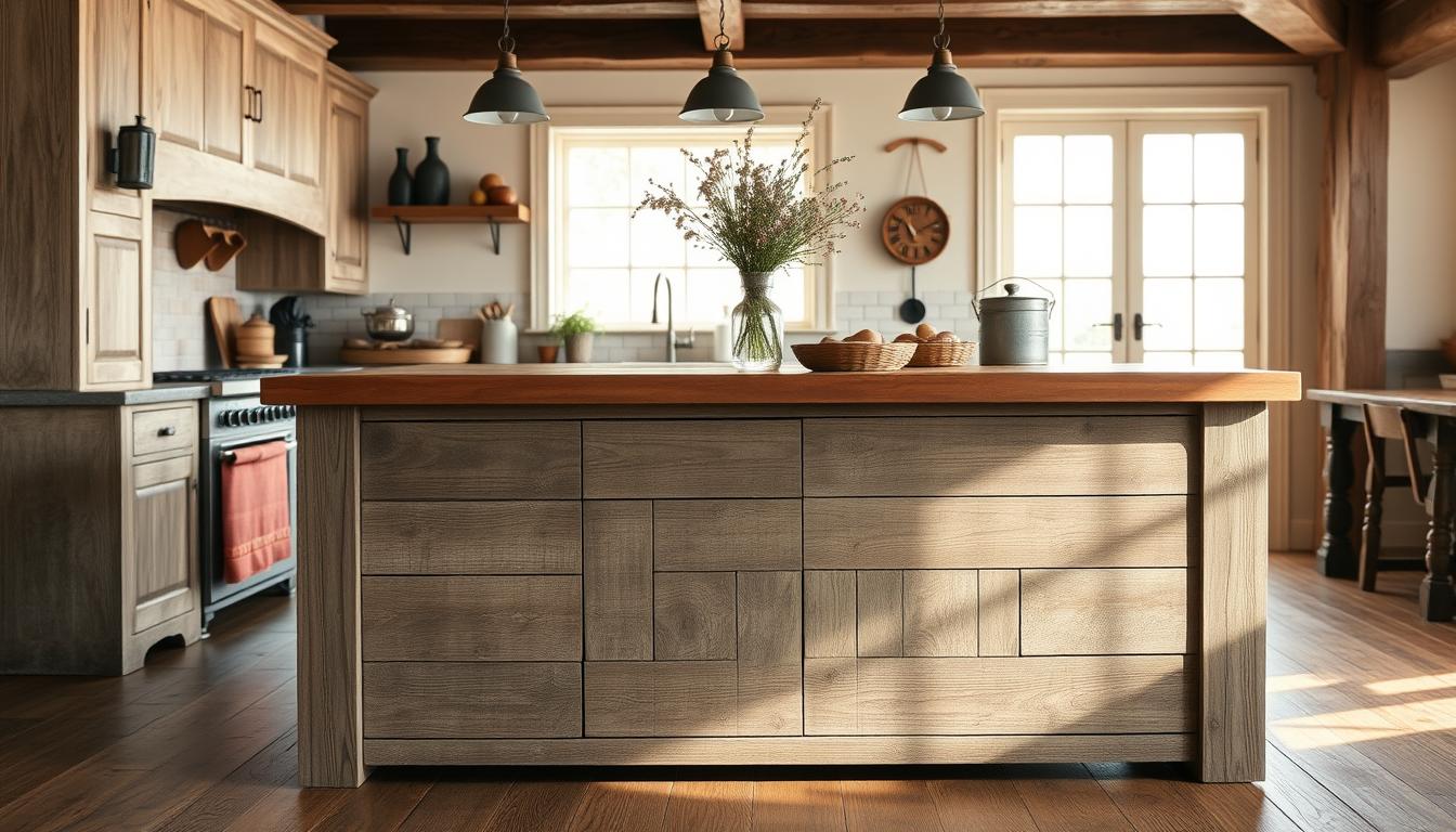 20 Rustic Farmhouse Kitchen Island Ideas That Will Wow - Inviting Nest