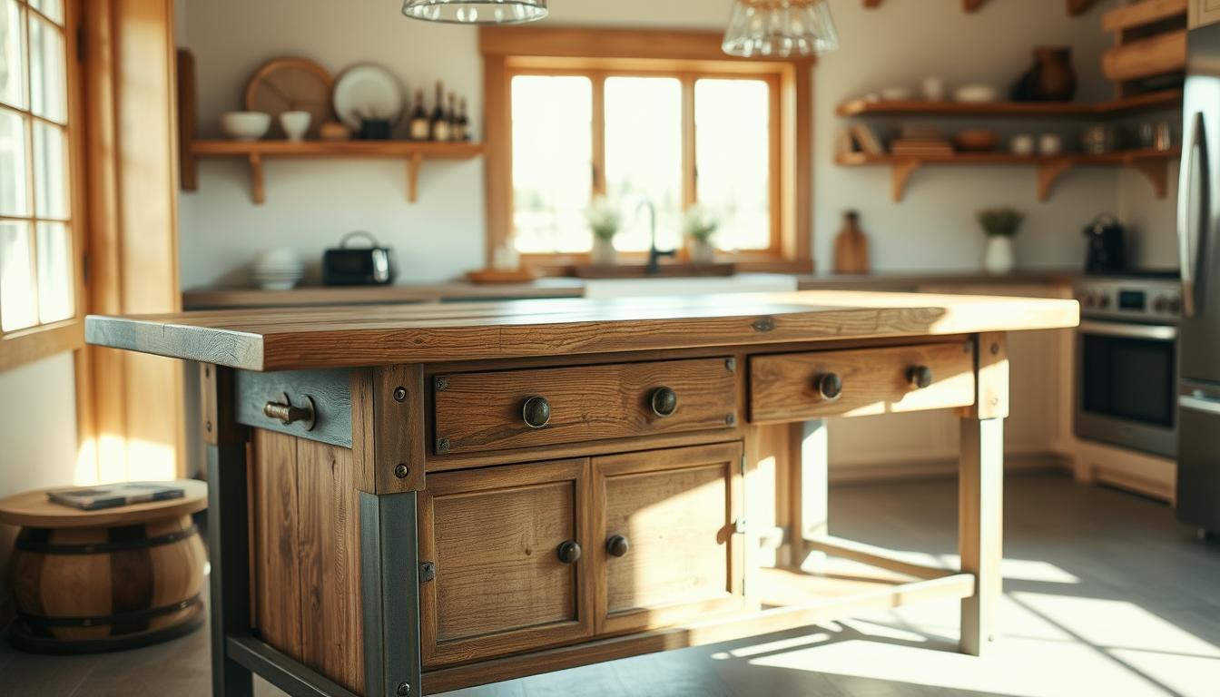15 Stunning Rustic Kitchen Island Ideas You’ll Love – Inviting Nest